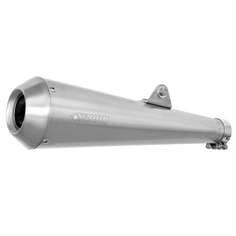 Spark Classic Style Universal Slip-On Ljuddämpare Rostfritt Stål MC
